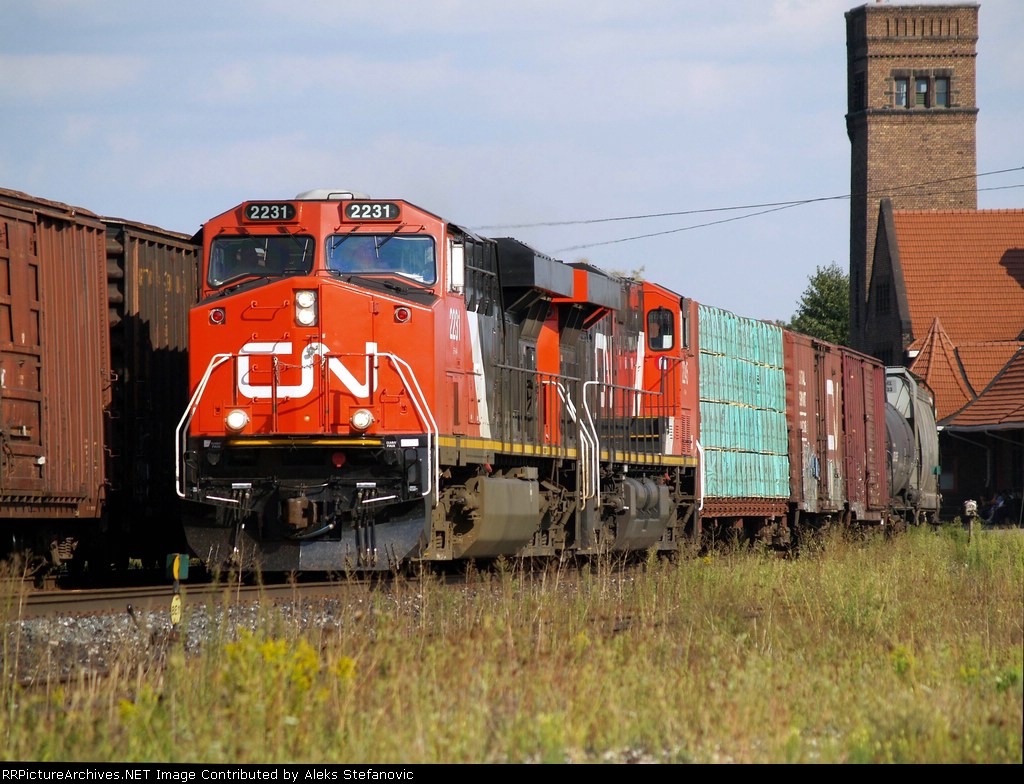 A later than usual CN 399 by Brantford Sept 3/07 @ 16:49